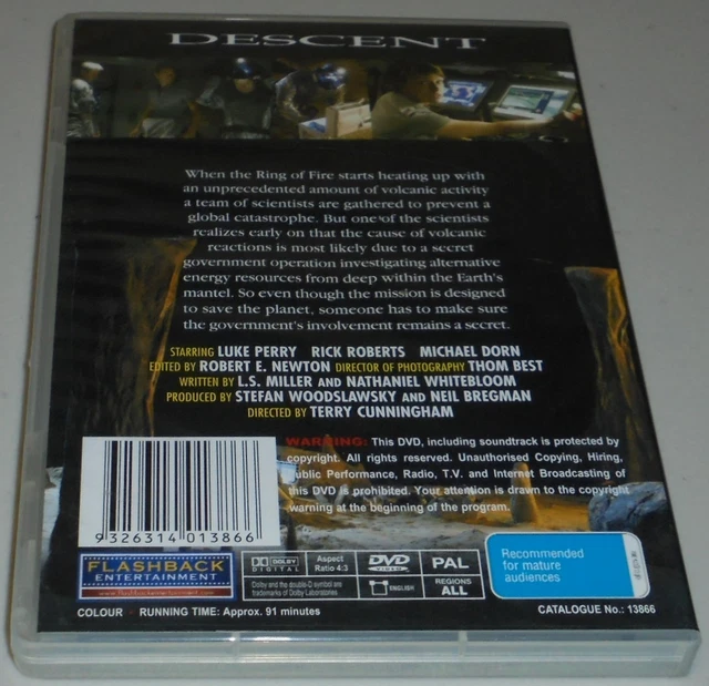 DESCENT DVD LUKE Perry, Michael Dorn All Region $8.00 - PicClick AU