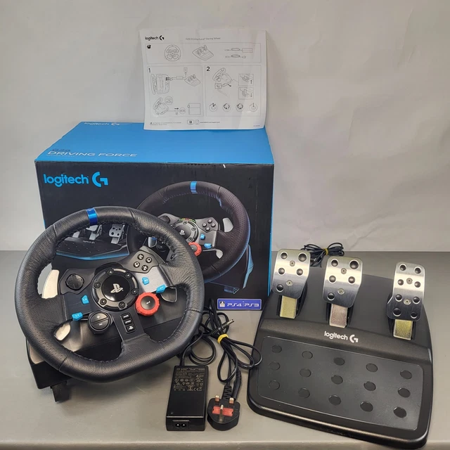 LOGITECH G29 DRIVING Force Gaming Steering Wheel and Pedal Set Boxed ...