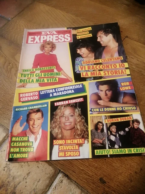 EVA EXPRESS 1987=MARADONA=VIALLI=ROB Lowe=Duran Duran=Alessandra Izzo ...
