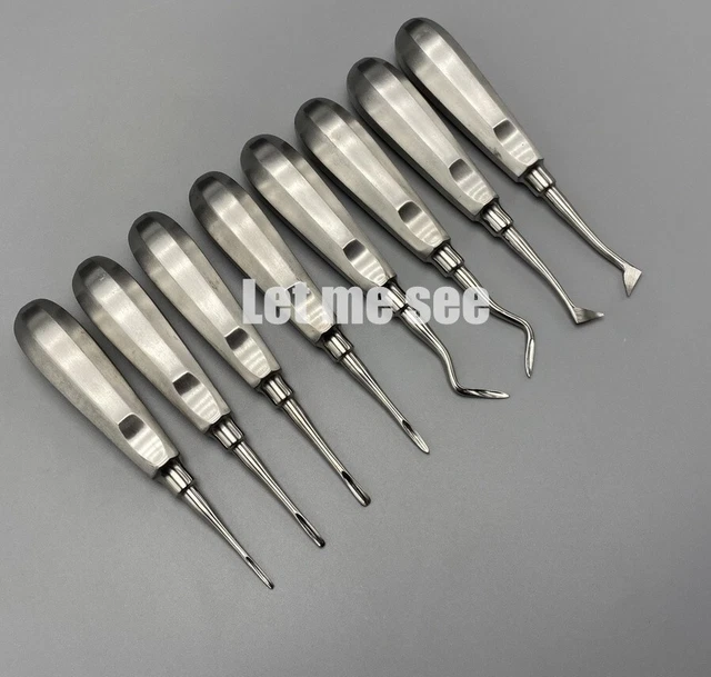 DENTAL SURGICAL TOOTH Extraction Elevators Surgery Luxation Root Tools ...