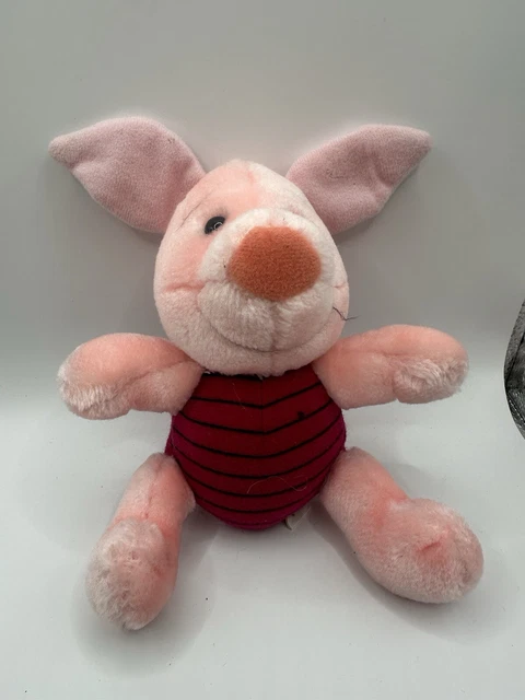 DISNEY PIGLET PLUSH Stuffed Sears Walt Disney 6" Vintage Winnie the ...