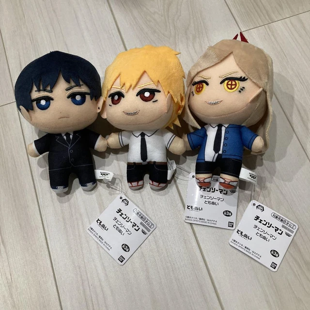 CHAINSAW MAN TOMONUI Plush Mascot Denji Aki Hayakawa Power 3 Types From ...