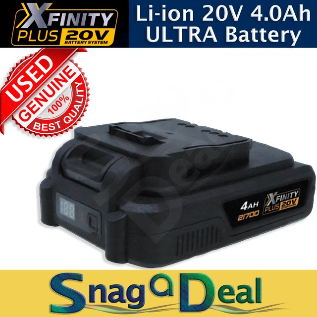 XFINITY PLUS LI-ION 20V 4.0Ah ULTRA 21700 Battery / Aldi Genuine Used ...