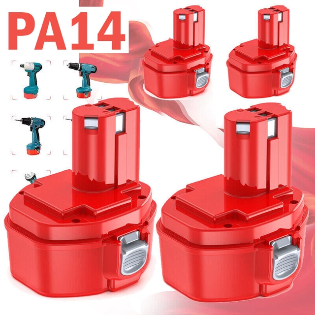 2X 5000MAH AKKU für Makita PA14 1420 1422 1433 1435F 6228D 14.4V 192699 ...
