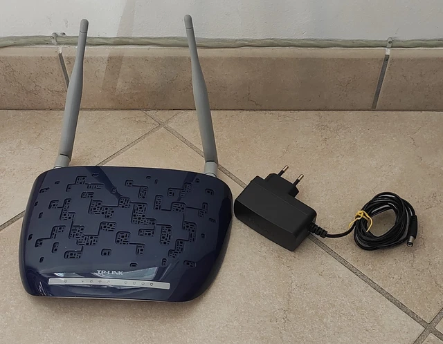 MODEM ROUTER ADSL2+ Wireless N 300Mbps, TP-link TD-W8960N, Blue EUR 1,00 - PicClick IT