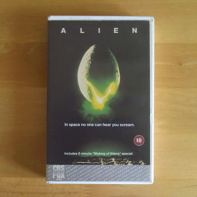 ALIEN (1979) - Ex-Rental - VHS Video - BIG BOX Version - CBS FOX - UK ...