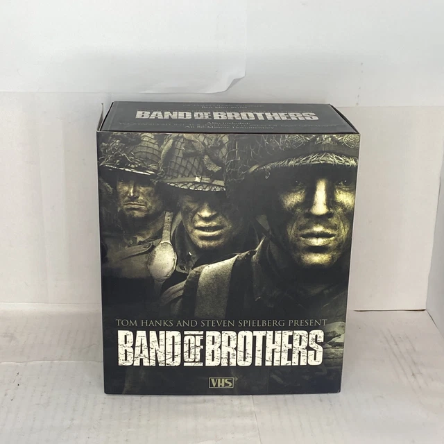 VHS BAND OF Brothers VHS 2002 6-TAPE BOX SET WORLD WAR II WW2 DRAMA HBO ...