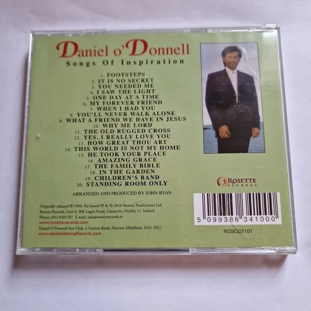DANIEL ODONNELL - Songs of Inspiration CD (2010) EUR 3,52 - PicClick IT