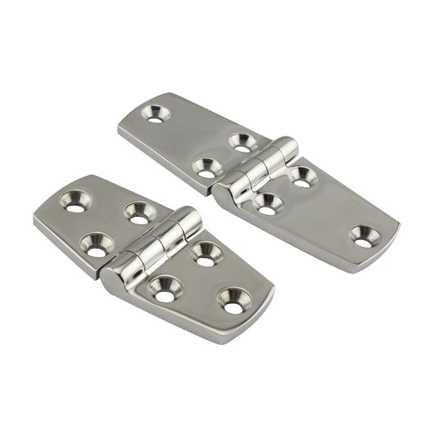 CERNIERE MARINE TRAPEZOIDALI 316 acciaio inox porta mozzo cerniera ...