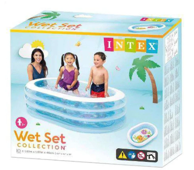 INTEX WET set collection Three Ring Inflatable Paddling Pool ...