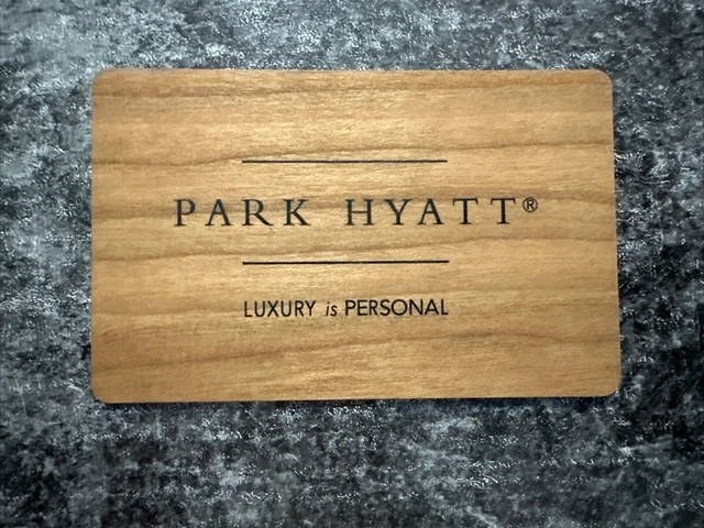 PARK HYATT ST. Kitts & Nevis Resort Hotel Key Card Luxury Wood $29.95 ...