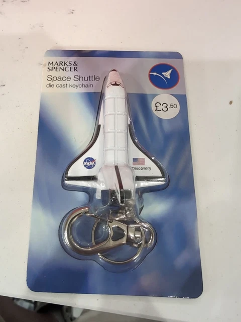OFFICIAL NASA DISCOVERY Space Shuttle Die-Cast 3D Model Keychain In ...