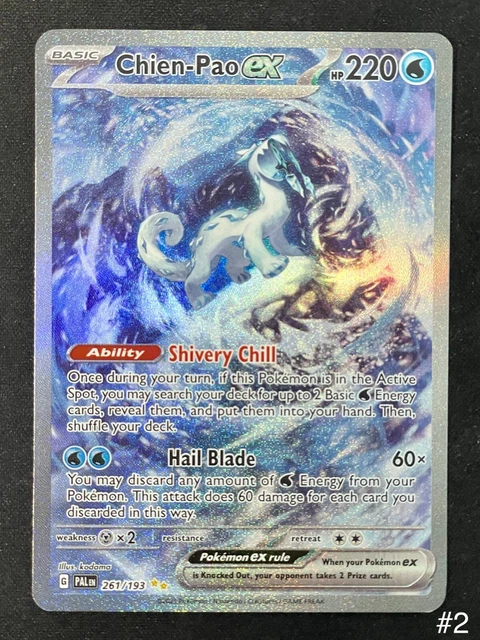 CHIEN-PAO EX 261/193 SR S&V Paldea Evolved Pokemon TCG Pack Fresh Alt ...