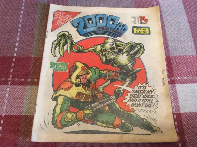 2000AD PROG 181 Judge Dredd Strontium Dog Comic Book 11 10 80 UK 1980 ...
