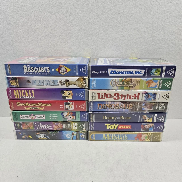 WALT DISNEY CLASSICS VHS Bundle X14 $35.00 - PicClick AU