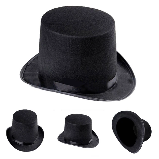MAGICIAN HATS MEN Hat Prop Prom Props Ball Children Steampunk Coachman ...