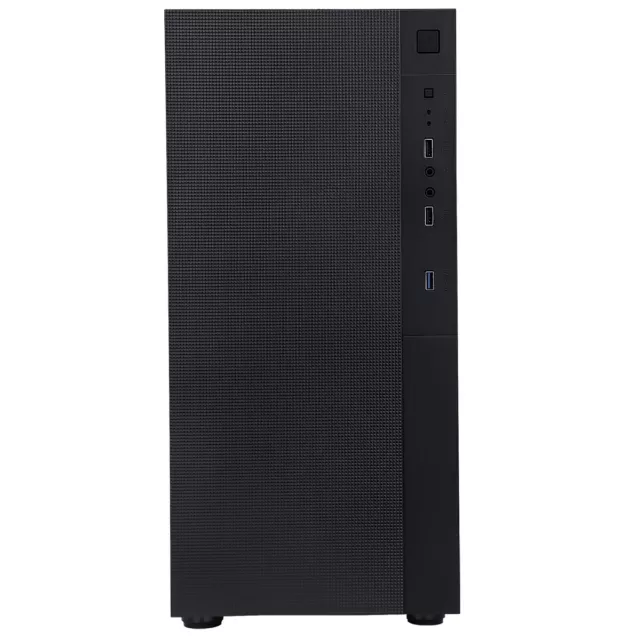 CIT SILENT ES Mid ATX Gaming PC Case 2x 120mm PWM Fans Low Noise Tower ...