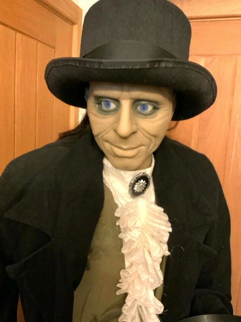 1ST EDITION GEMMY Life Size 6Ft Edwardian Butler Halloween Animated ...