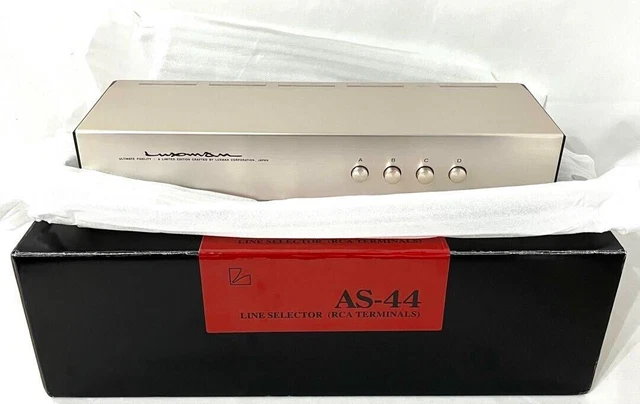 LUXMAN AS-44 LINE Selector 4 System RCA Terminal Line Input and Output ...