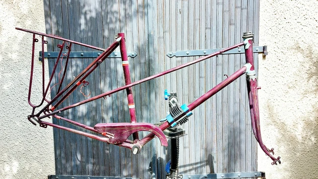CADRE VELO RANDONNEUSE ancien frame old touring bike EUR 39,00 ...