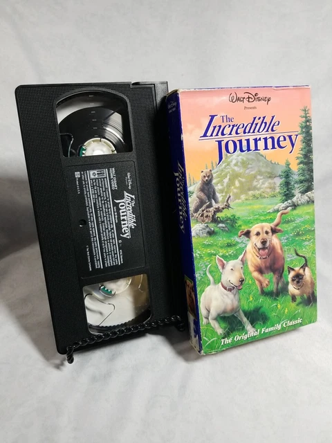 WALT DISNEY'S THE Incredible Journey (VHS, 1997) Family Animal Film £4. ...