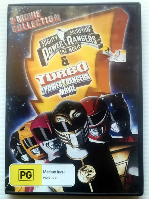 MIGHTY MORPHIN POWER Rangers & Turbo Movie (DVD, 2013) PAL Region 4 ...