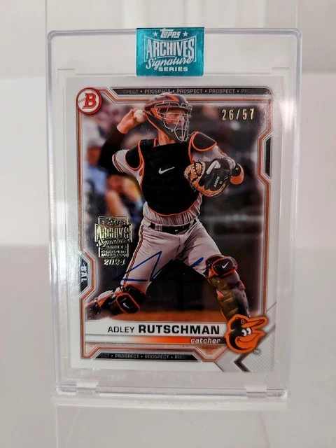 2024 TOPPS ARCHIVES Signature Series Adley Rutschman #BD-31 Auto #26/57 ...
