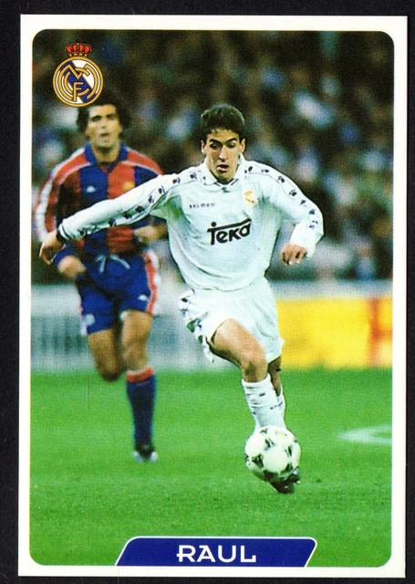 RAUL BLANCO #16 Real Madrid 1995/96 Cromo Mundicromo La Liga 95/96 ...