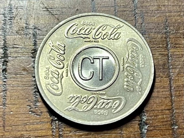 BRAZIL 🇧🇷 COCA-COLA 1992 UNC Vending Machine Token “CT” (Curitiba) Coke ...