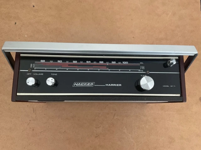HACKER HARRIER RP71 FM only transistor radio in good working order. £29 ...