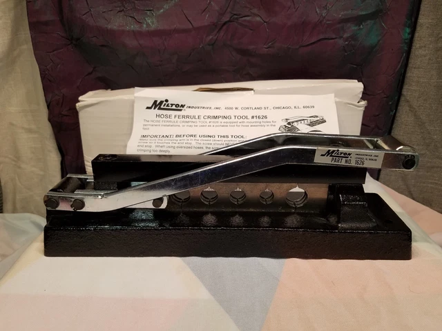 MILTON 1626 HOSE Ferrule Crimping Tool £124.37 - PicClick UK