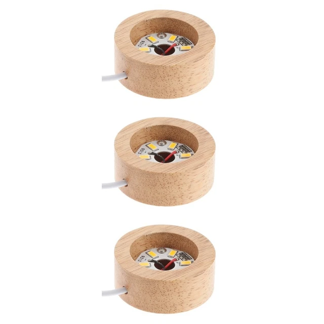 3 COUNT LED Display Stand Light up Sphere Holder Decorative Stands £15. ...