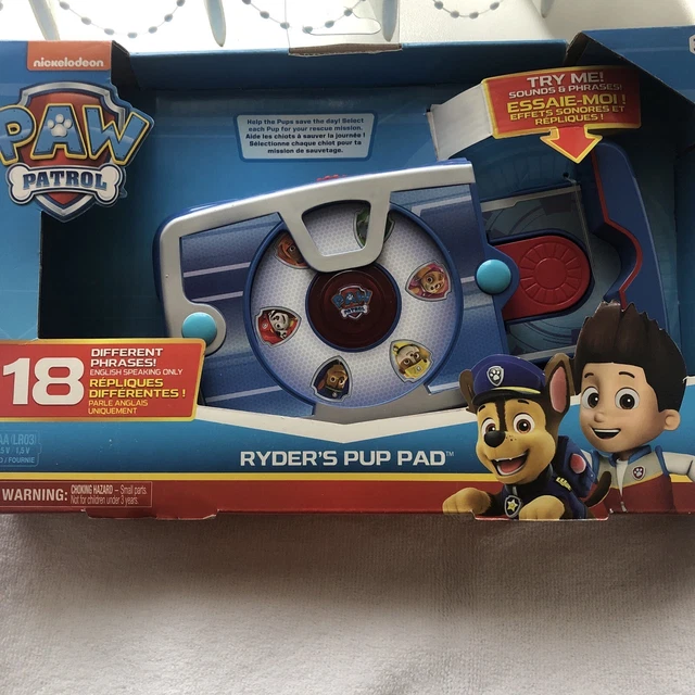 PAW PATROL RYDER’S Ultimate Pup Pad | 18 Different Sounds | Batteries ...