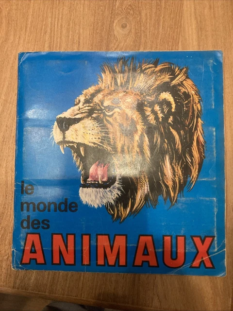 RARE ALBUM PANINI Des Années 70 Non Complet Le Monde Des Animaux EUR 20 ...
