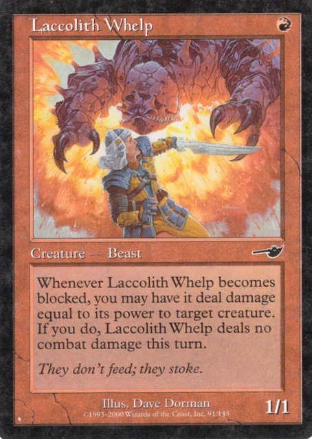 3X LACCOLITH WELP 91/143 NEMESIS MTG MAGIC MP X3 (yourdeckbuilder) EUR ...