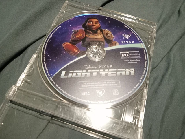 LIGHTYEAR (DVD, 2022)DISNEY/PIXAR/BUZZ/CHRIS Evans.Toy Story Spin-Off ...