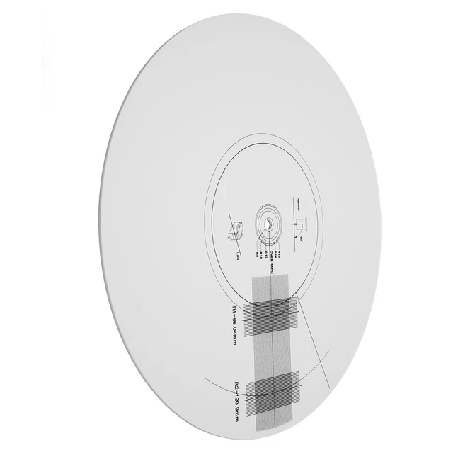 TURNTABLE CARTRIDGE ALIGNMENT Protractor Mat Prevent Slip Static ...