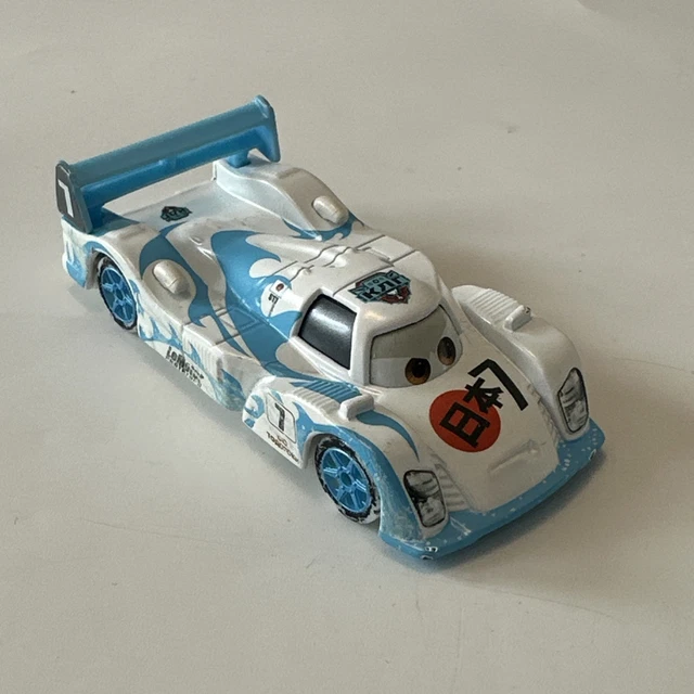 DISNEY CARS ICE RACERS SHU TODOROKI #7 Icy Edition 1:55 Diecast Car SEE ...