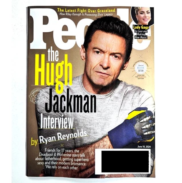 PEOPLE MAGAZINE JUNE 10 2024 Hugh Jackman Lady Gaga Elvis Graceland EUR ...