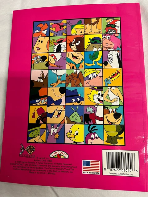 VINTAGE CARTOON NETWORK Activity Coloring Book Scooby Doo Where Are You ...