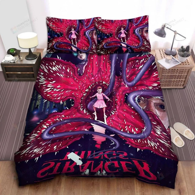 ELEVEN DEMOGORGON IN Stranger Things Animated Poster Quilt Duvet Cover ...