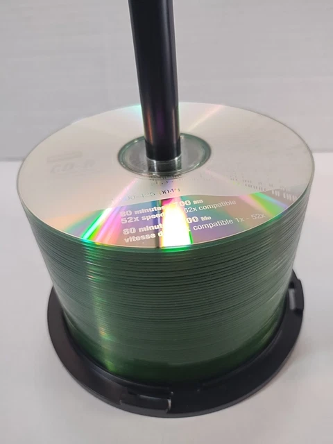 STAPLES CD-R BLANK Discs 700MB 80 Minutes 52X Recordable Disc - 60 ...