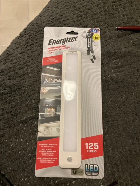 ENERGIZER RECHARGEABLE MOTION Sensor Light Cupboard Wardrobe LED Energy ...