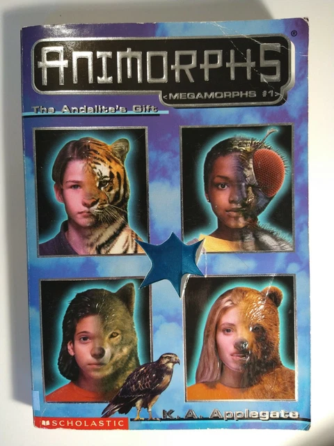 ANIMORPHS MEGAMORPHS #1 The Andalite’s Gift with Decal K.A. Applegate ...