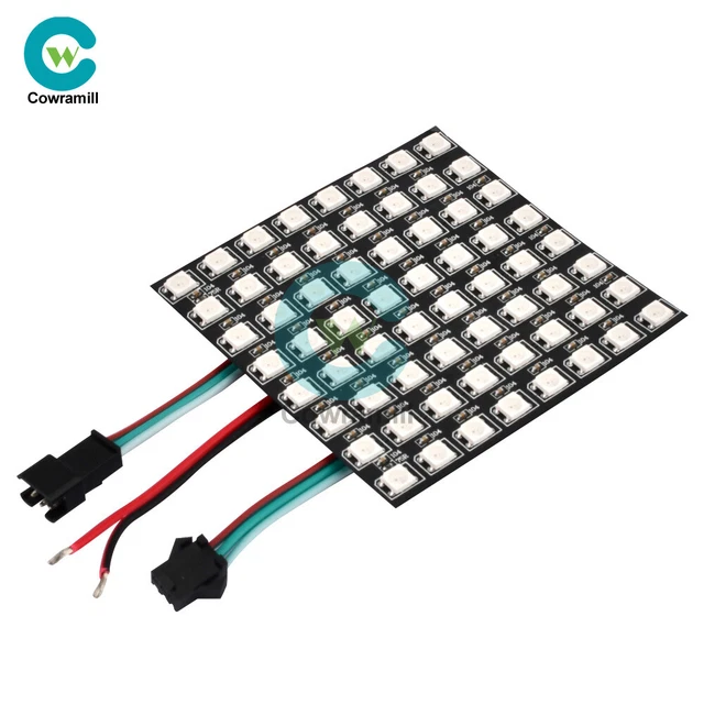 RGB LED MODULE Digital Programmable Panel Light 5V For WS2812B LED ...