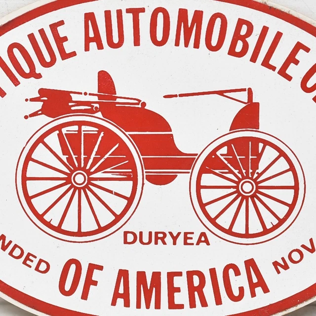 1980S DURYEA ANTIQUE Automobile Club America AACA Car Show Meet Decal ...