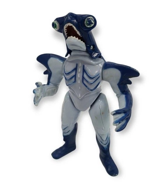 VINTAGE BANDAI POWER Rangers Slippery Shark Evil Space Alien Action ...