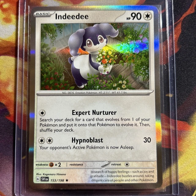 POKEMON TCG : Indeedee 153/198 Holo Rare Scarlet & Violet SV1en (#1) $2 ...