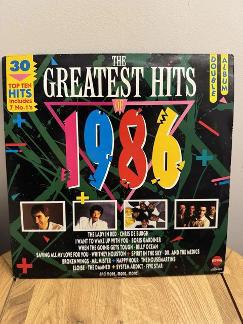 VINTAGE THE GREATEST Hits of 1986 - Double Vinyl Record LP Album - (7 ...