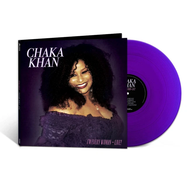 LP VINYLE VIOLET CHAKA KHAN - I'M EVERY WOMAN LIVE Tell me Something Good EUR 27,97 - PicClick FR